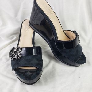 Coach Shoes | Coach Hot Pink Wedge Sandals | Poshmark